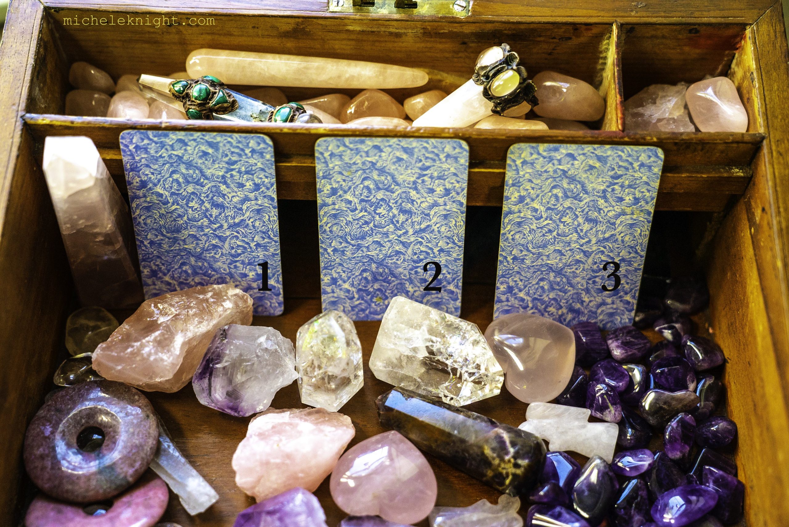 Interactive Tarot Reading - Crystal Box Reading - Michele Knight