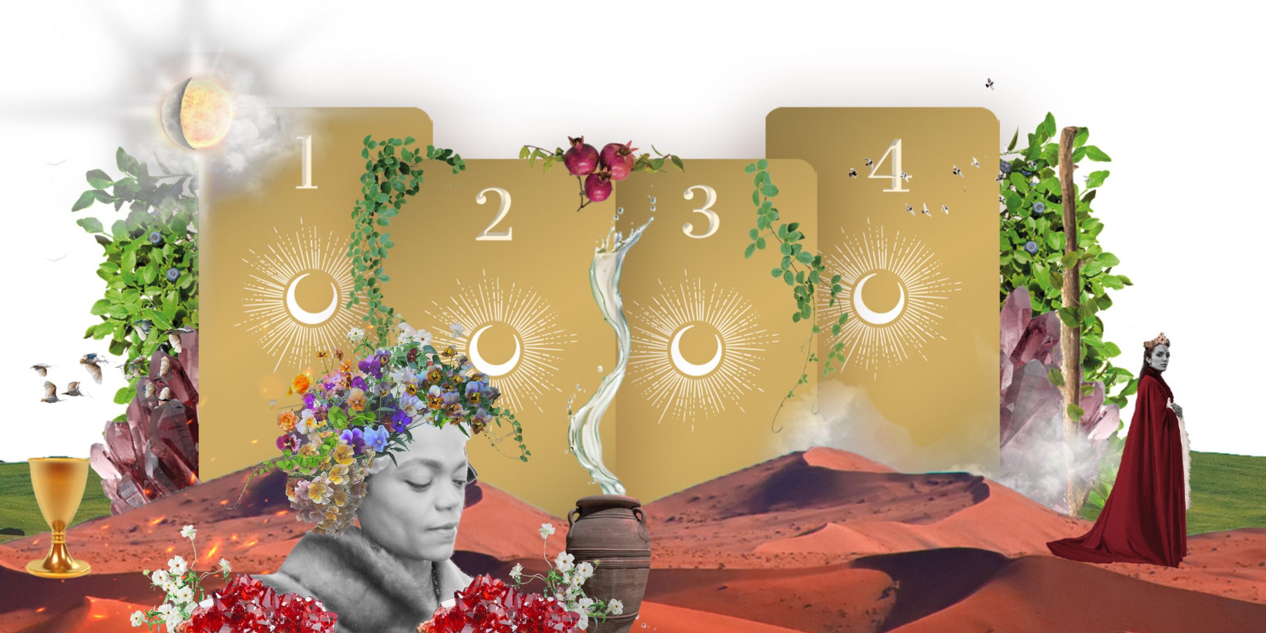 Four CardTarot Reading - Choose a Tarot card - Michele Knight