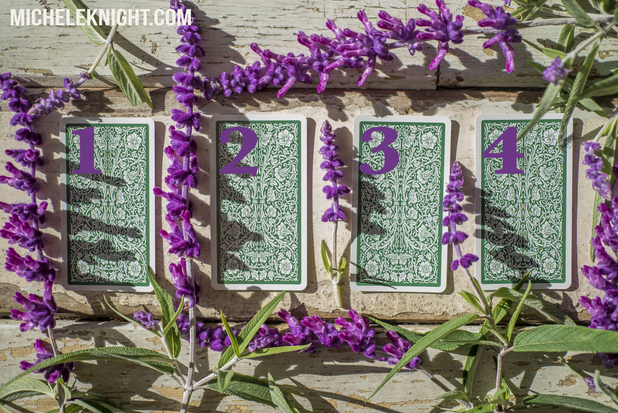 4 Tarot Card Reading - Tarot message. - Michele Knight